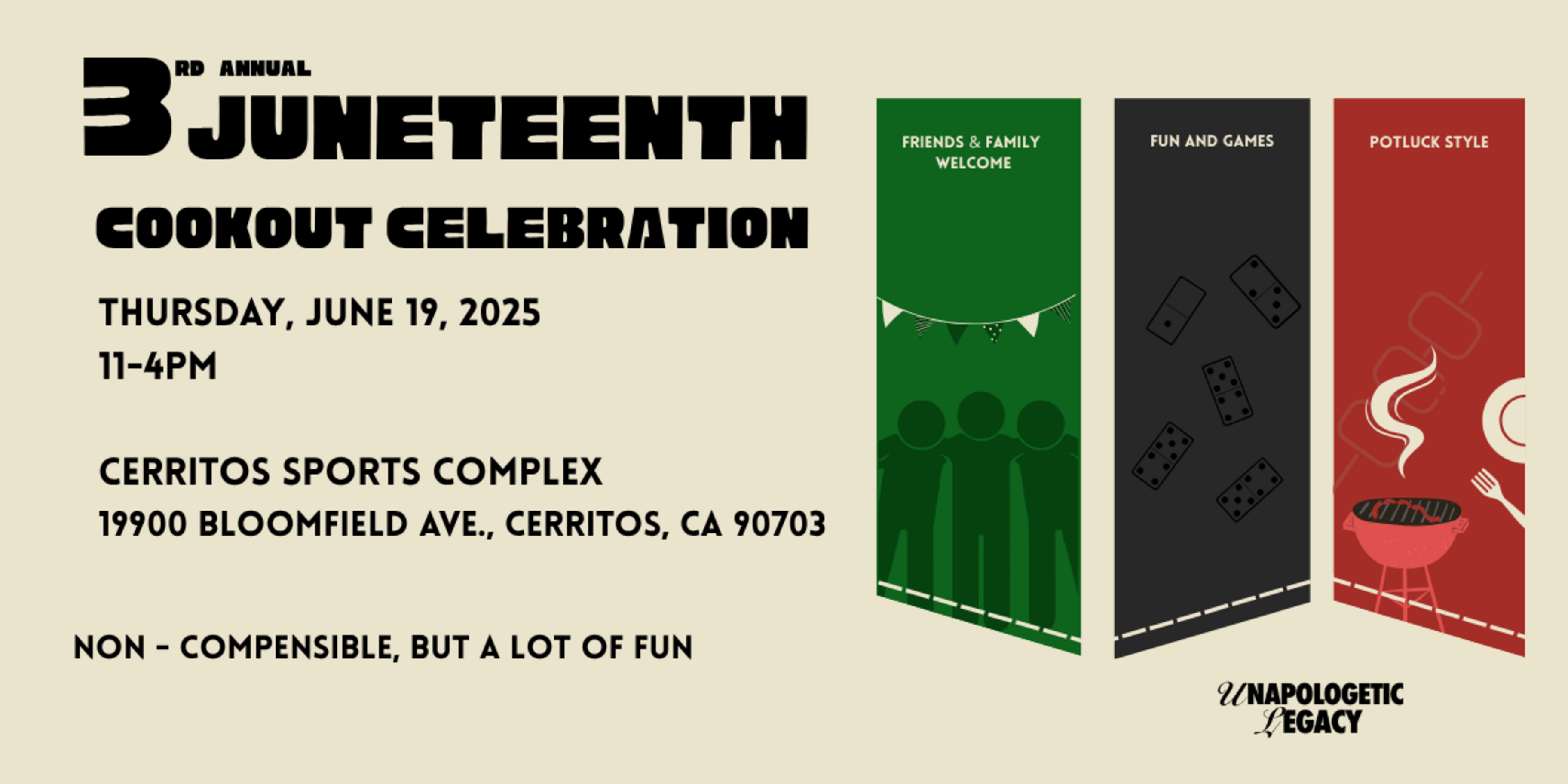 3rd Annual Juneteenth Cookout