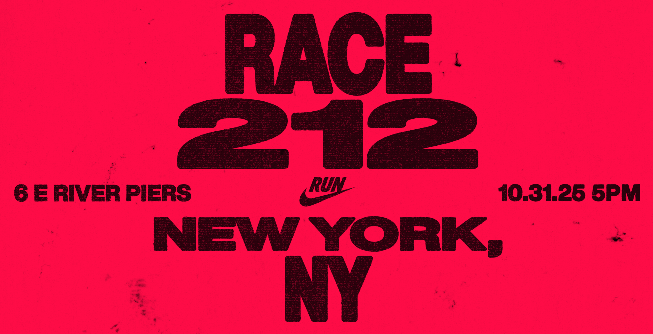 RACE 212 - Runner Registration